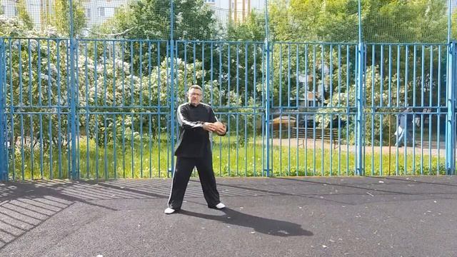 Упражнения с деревянными шарами Тайцзи весом 1.5 кг (8)