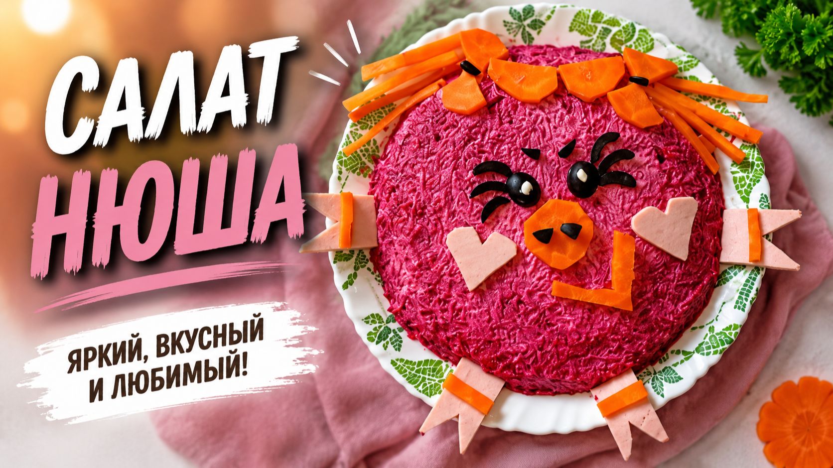 Самый БЮДЖЕТНЫЙ Салат!!! НЮША!!!🐷🐖🐷🐖🐽🐽🐽
