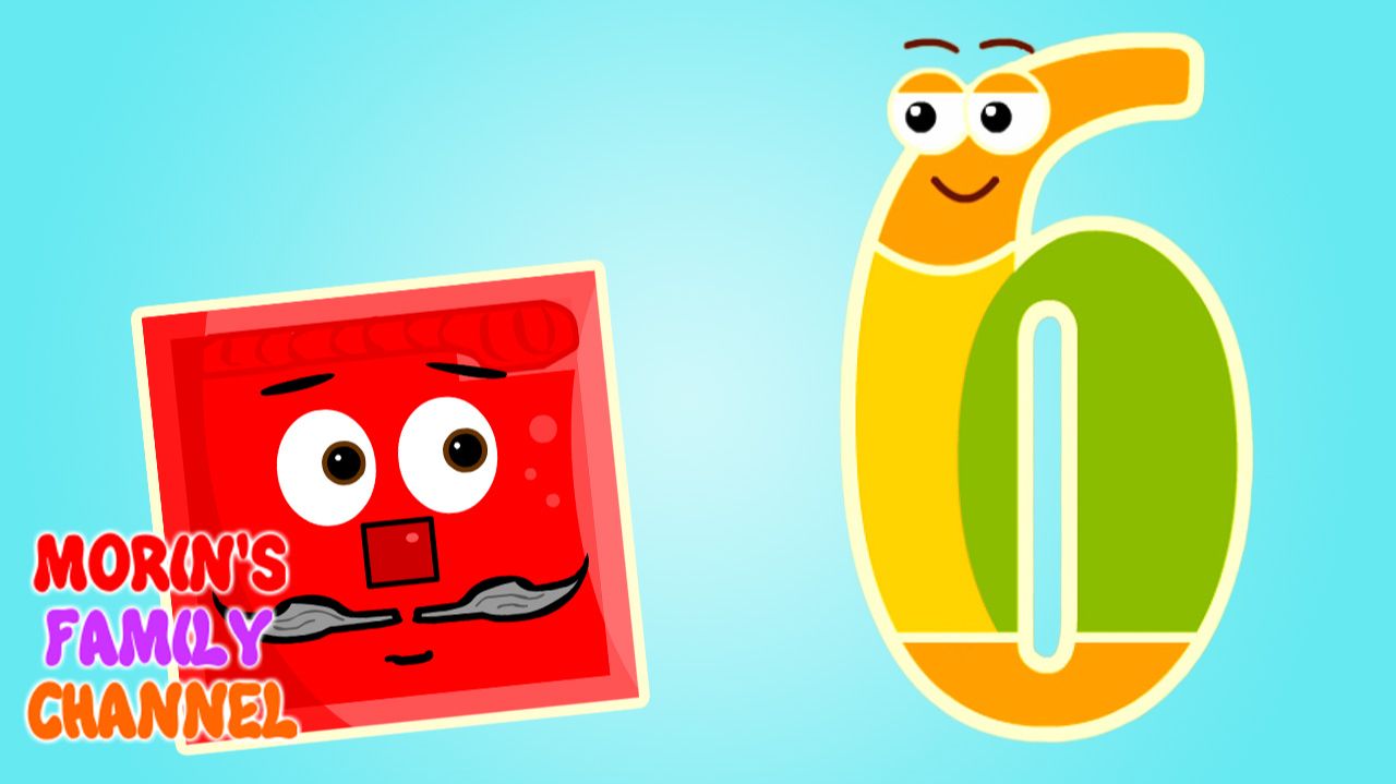 Изучаем цифру 6 || ШЕСТЬ || Развивающие мультики для детей 0-5 лет.