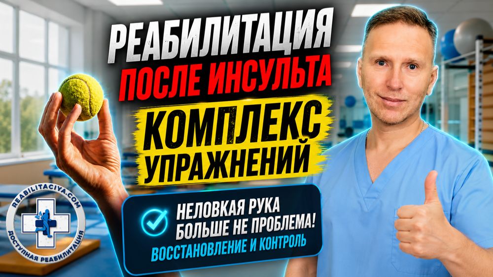 Окончательное восстановление руки после парализации. комплекс упражнений. Реабилитация инсульт.