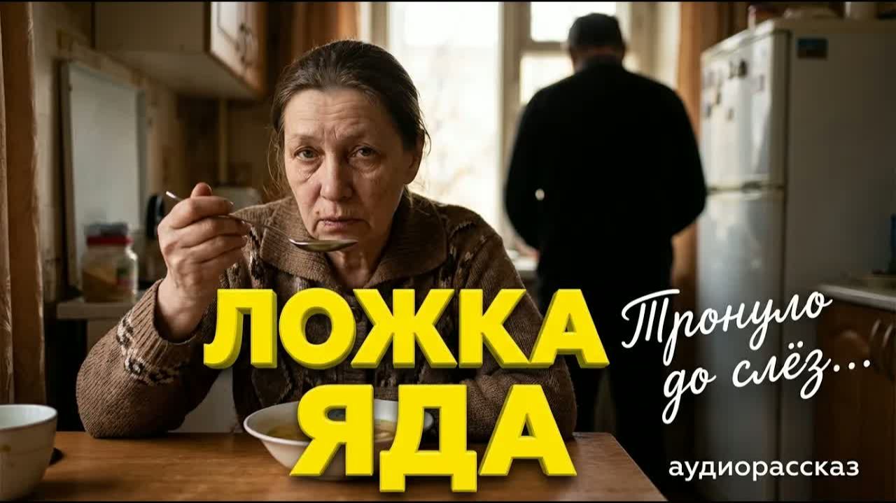 «ЛОЖКА ЯДА». Он ни разу не УДАРИЛ её, но она ЗАСТЫЛА, когда поняла, что он сделал... ｜ Аудиорассказ