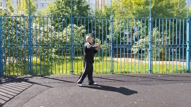 Упражнения с деревянными шарами Тайцзи весом 1.5 кг (11)