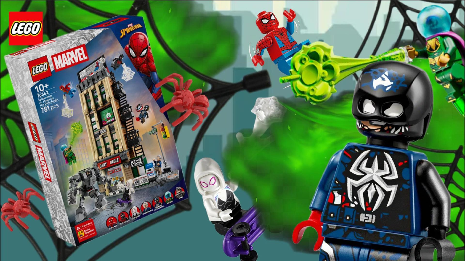 💭ОБЗОР Lego MARVEL Spider-Man vs Mysterio: The Daily Bugle. Человек-паук против Мистерио 76342