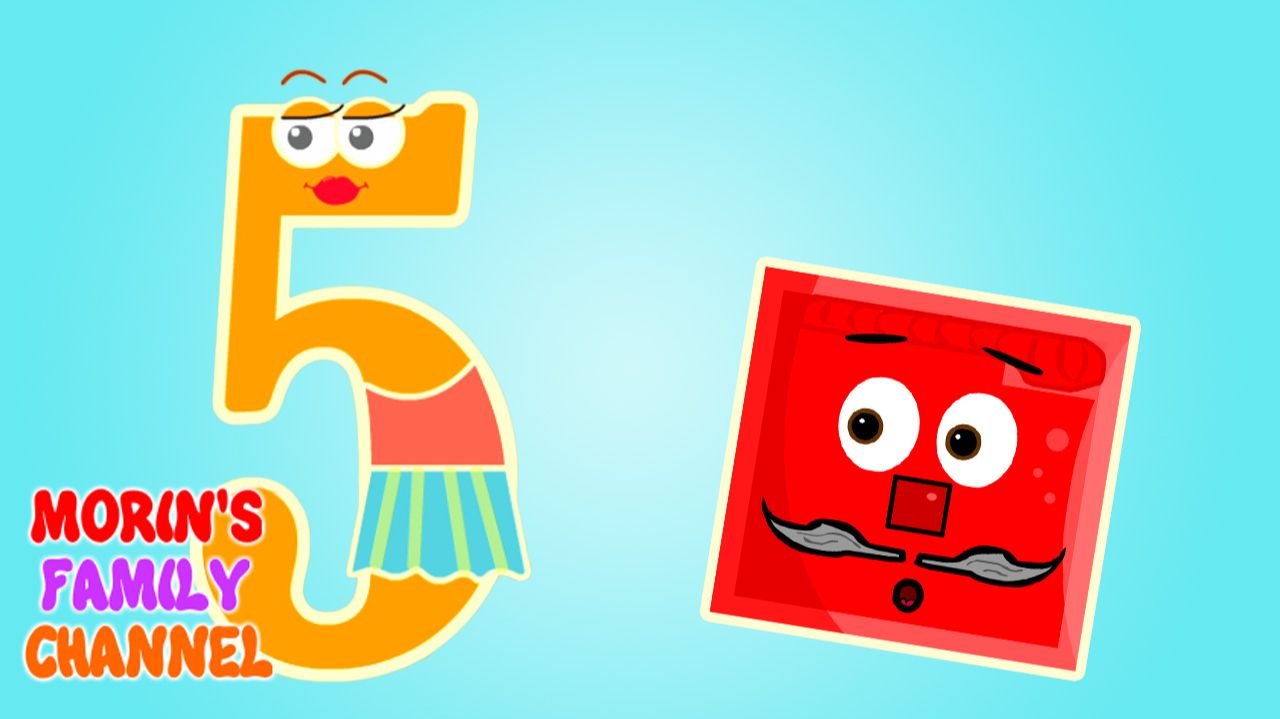 Изучаем цифру 5 || ПЯТЬ || Развивающие мультики для детей 0-5 лет.