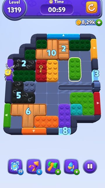 Color Block Jam 1319 Уровень