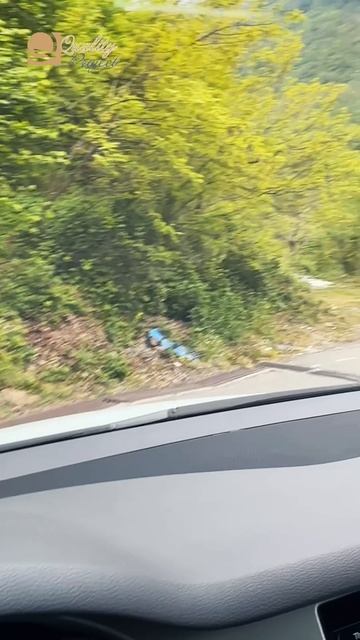 Дорога на водопад в Грузии