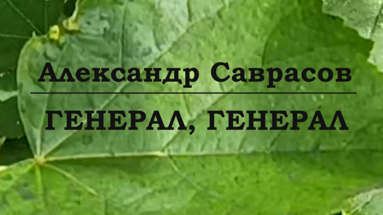 Генерал, генерал - Александр Саврасов