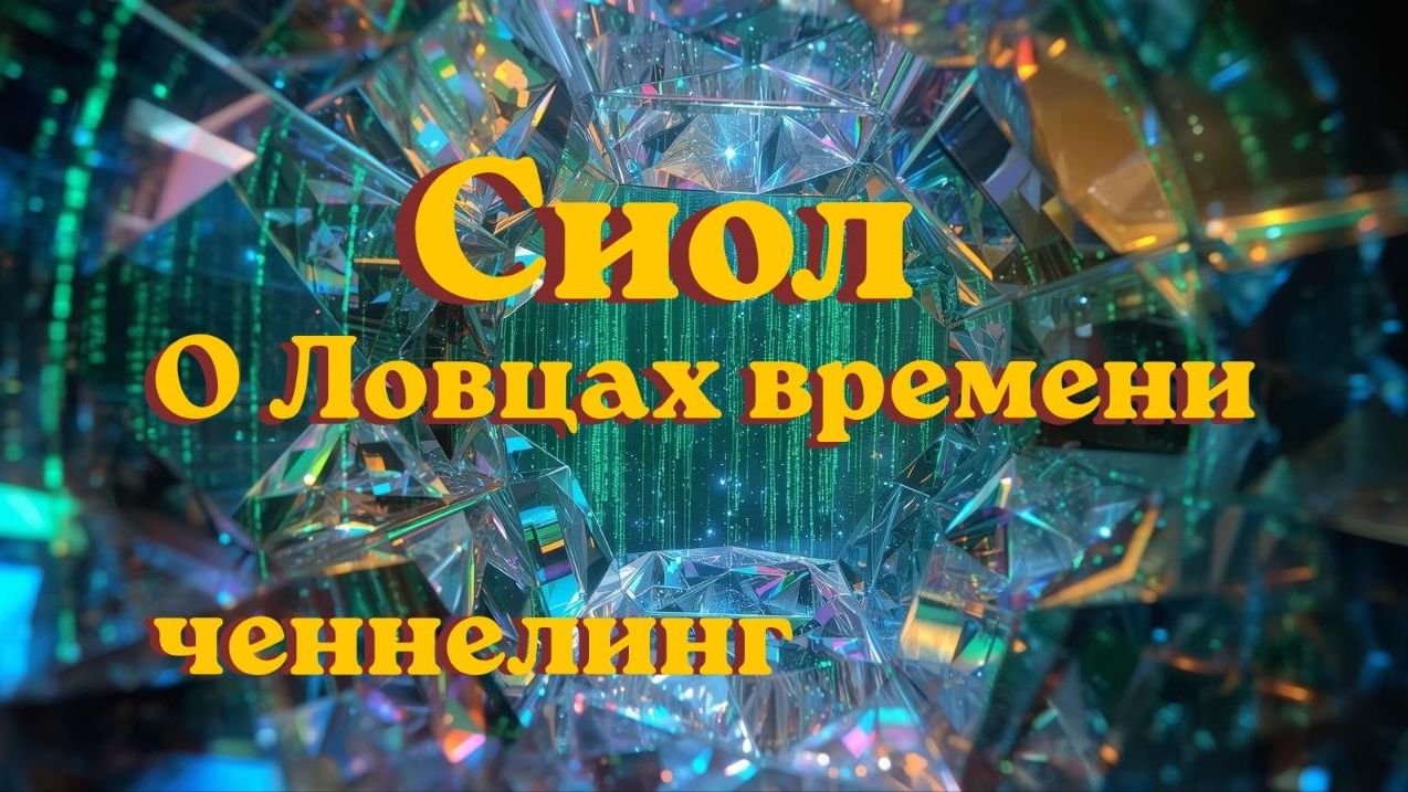 Сиол о Ловцах времени. Ченнелинг.  #вселеннаяя #время #ченнелинг #ловецвремени #сиол