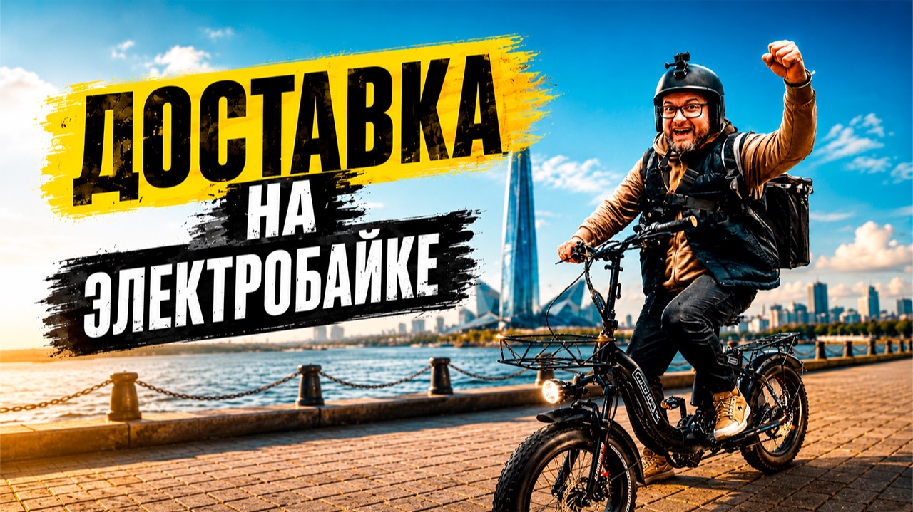 ПЕРВЫЙ ВЫЕЗД В ДОСТАВКУ НА ЭЛЕКТРОБАЙКЕ / MINAKO F11 DUAL / САНКТ-ПЕТЕРБУРГ