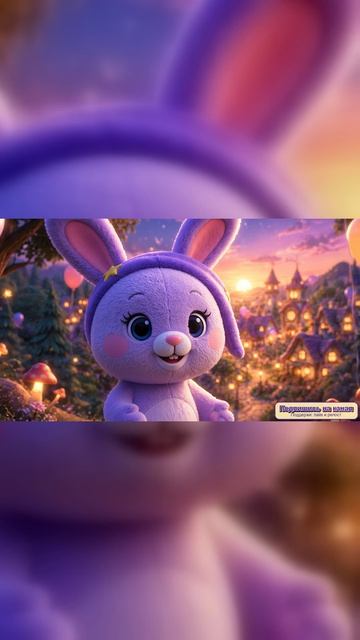 Лунный Зайчик увидел волшебную деревню | 3D-сказка для детей, часть 6