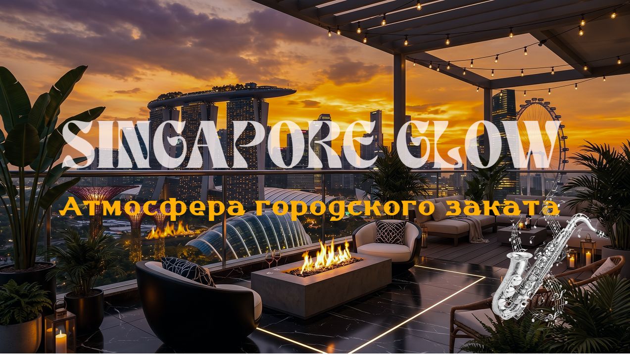 успокаивающая инструментальная музыка-вид на Marina Bay Sands