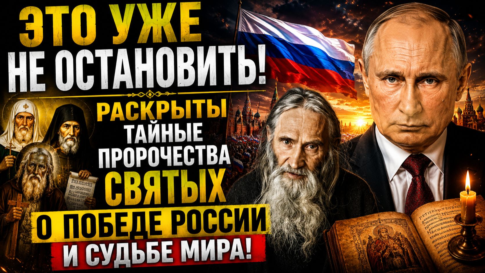 💥ЭТО УЖЕ НЕ ОСТАНОВИТЬ! Раскрыты тайные пророчества святых о победе России и судьбе мира!