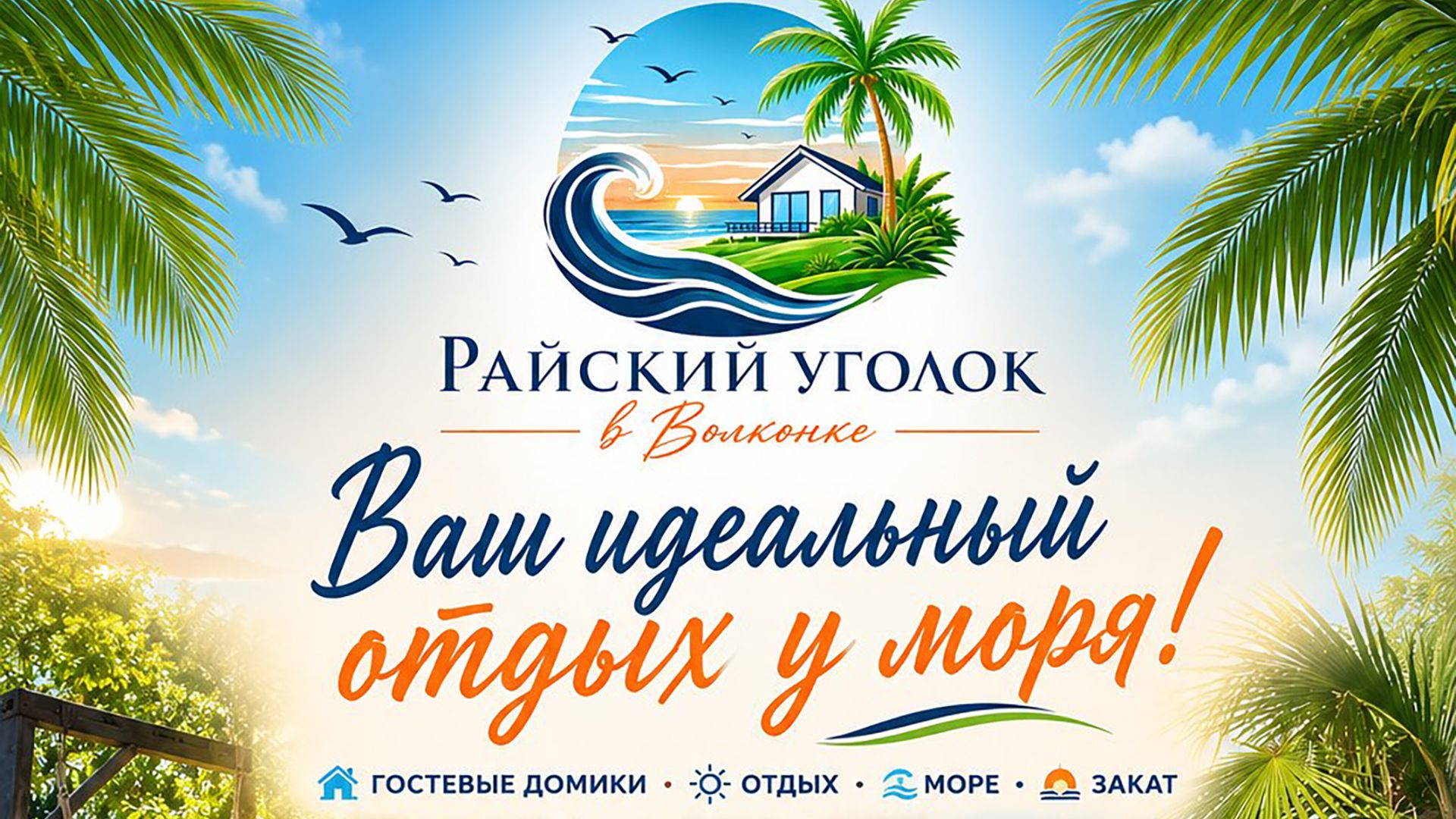 Райский уголок в Волконке, ждет гостей!