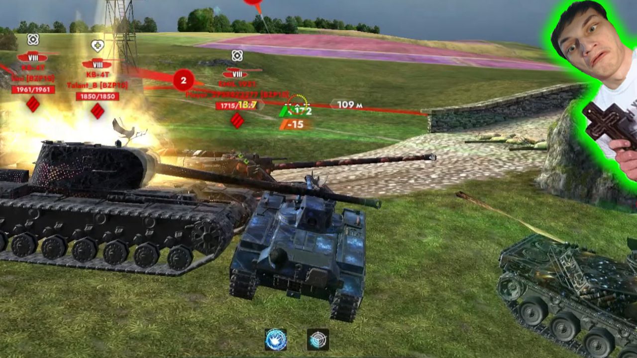 Их слишком много в Мир Танков Блиц... - Приколы Фейлы Баги Tanks Реакция ! ? разбор гайд топ типыч