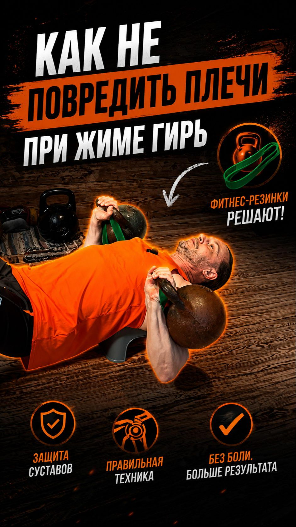 Как сохранить плечи здоровыми при жиме