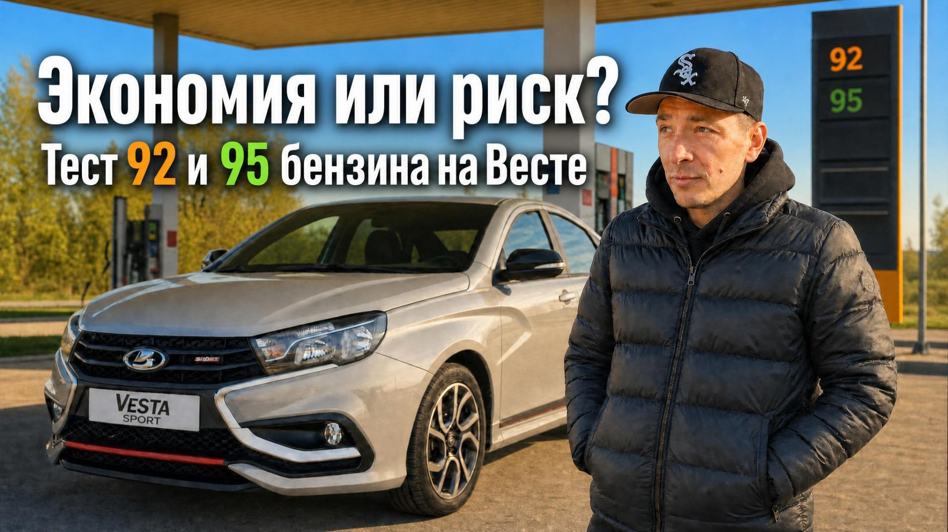 Экономия или Риск? Тест 92 и 95 бензина на ЛАДЕ ВЕСТЕ.