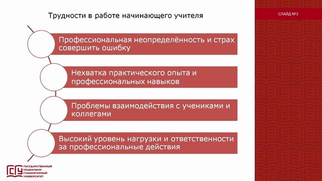 Новая социально-психологическая ситуация в жизни начинающего учителя: адаптация к новым условиям