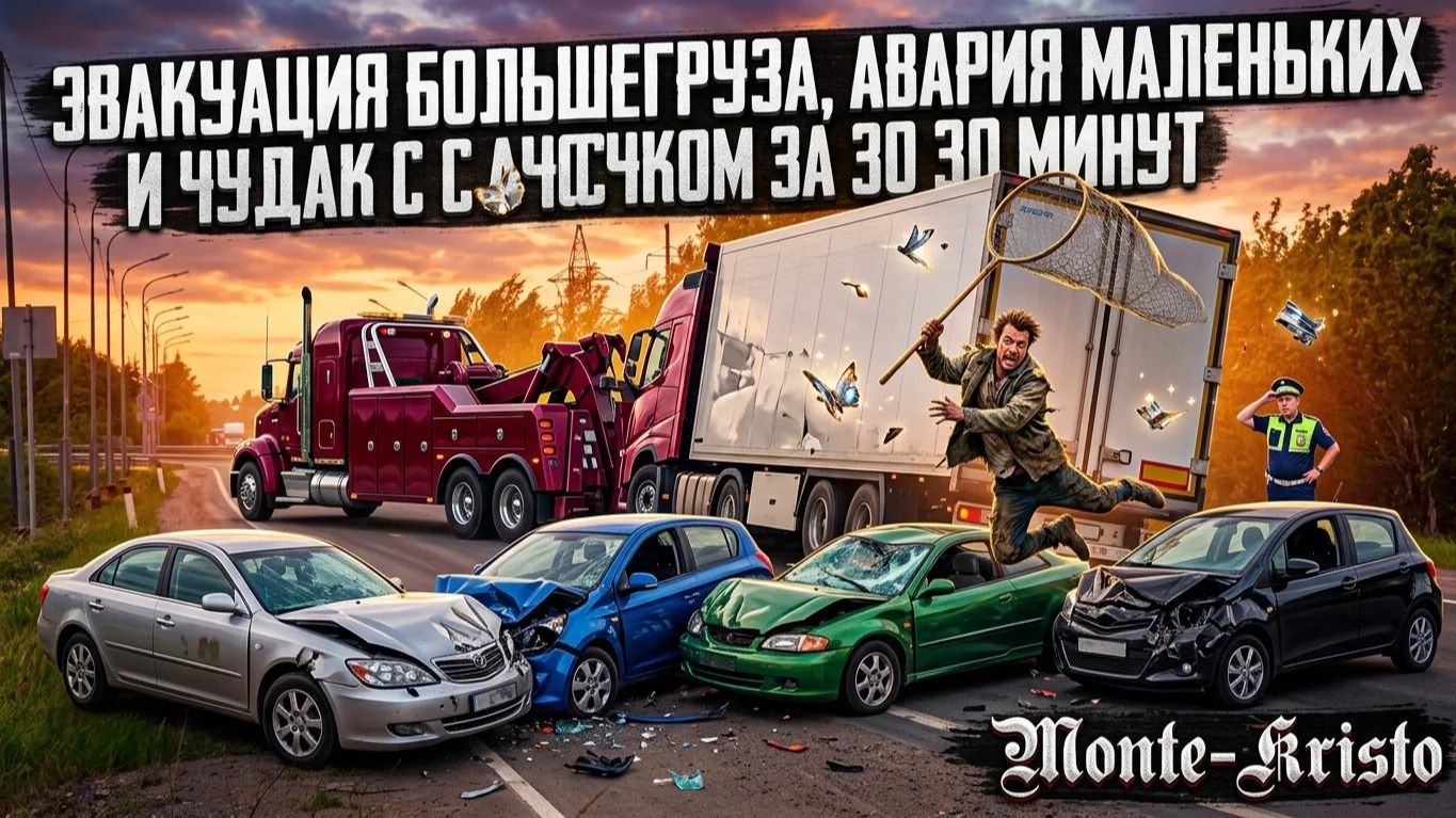 СПАСАЛИ ТЯГАЧ — РАЗБИЛИ ЛЕГКОВУШКИ! 😱 ЭПИЧНЫЙ ФЕЙЛ НА ВИДЕО! 📹
