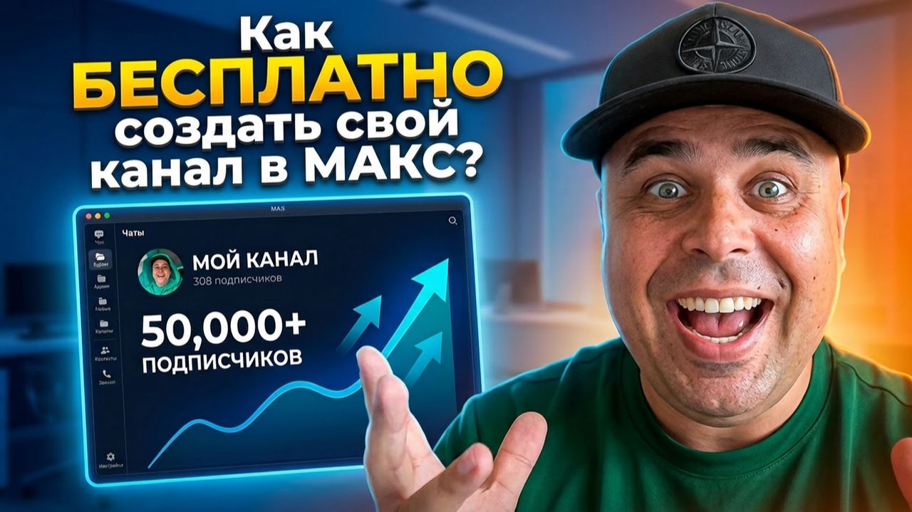 Как БЕСПЛАТНО создать канал в МАКС с нуля | Пошаговая инструкция 2026