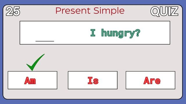 Am Is Are _ Quiz _ Verb to be_720p