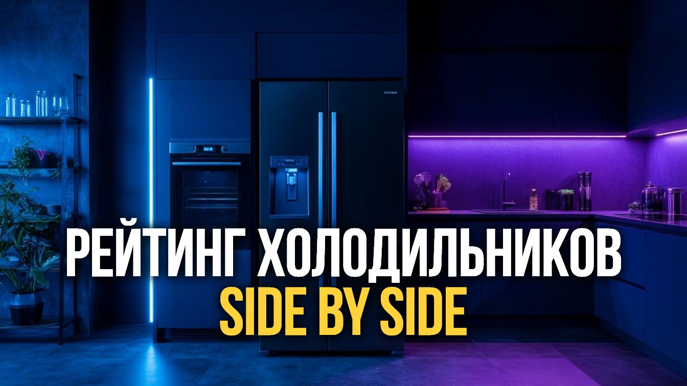 Рейтинг холодильников Side by Side: энергоэффективность и No Frost — топ‑5 вариантов.