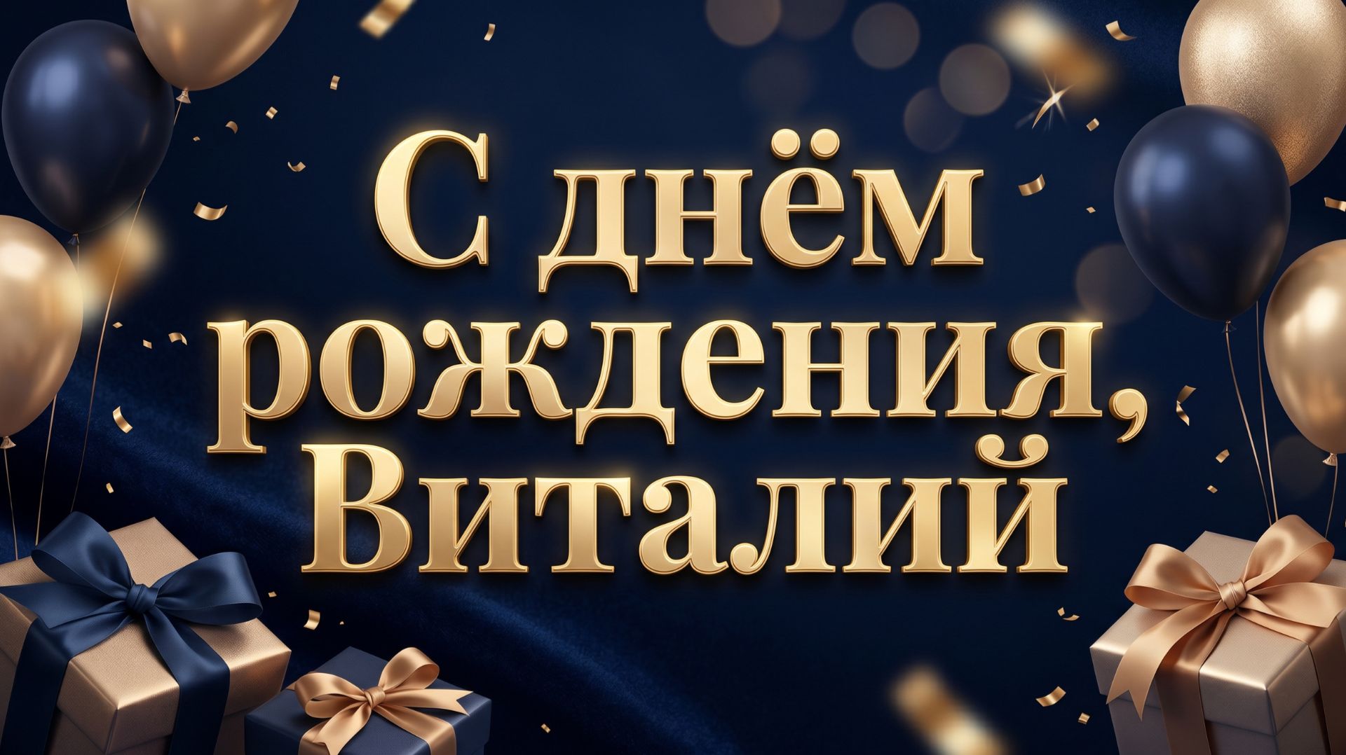С днем рождения, Виталий! Мощная песня-поздравление для мужчины