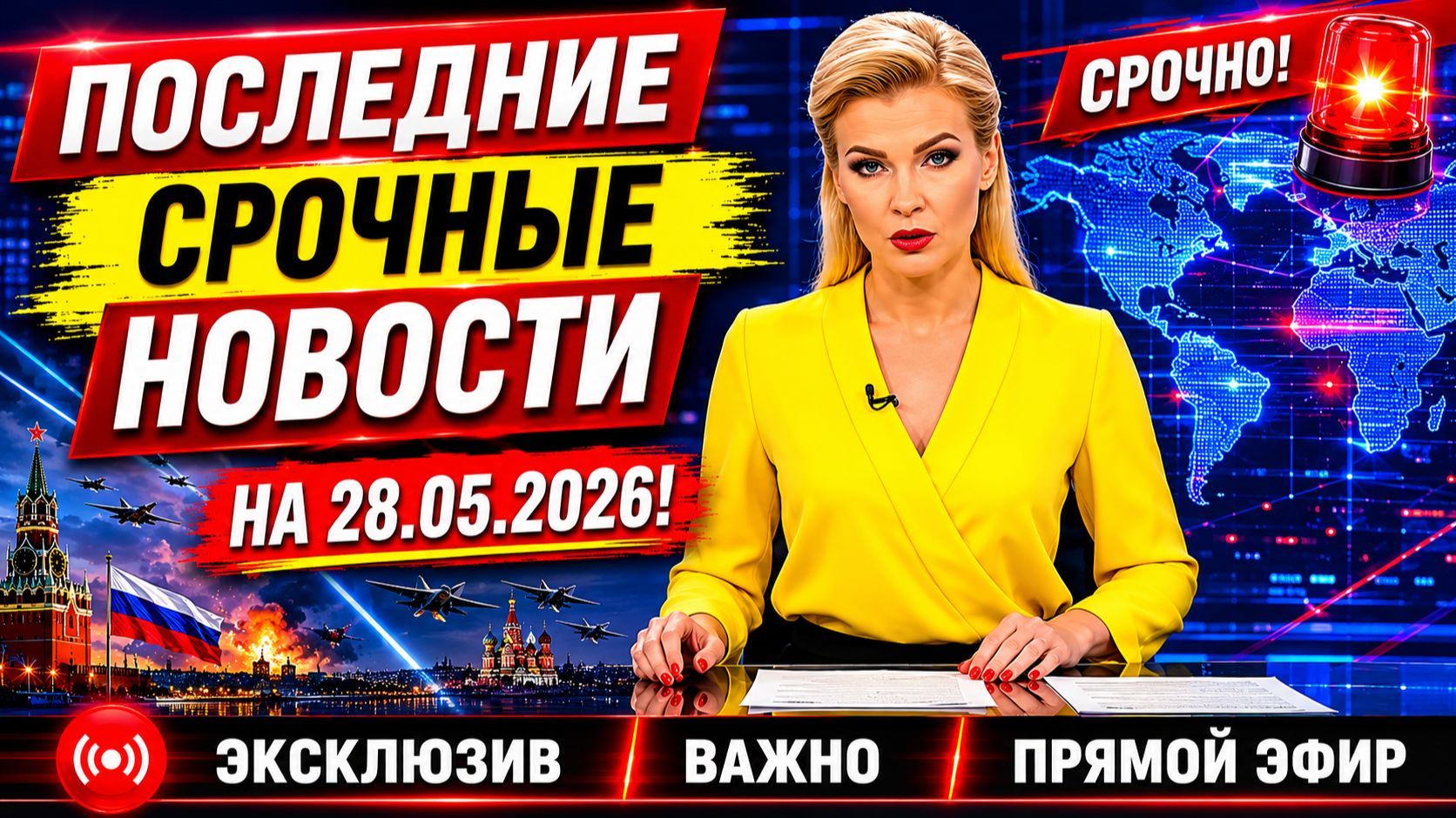 ПОСЛЕДНИЕ СРОЧНЫЕ НОВОСТИ НА 28.05.2026!