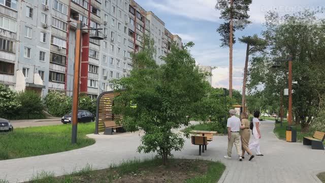 Сквер на Пушкинской улице в Юбилейном (Королев)