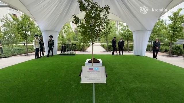 Владимир Путин и Касым-Жомарт Токаев примут участие в церемонии посадки дерева, 28 мая 2026 года