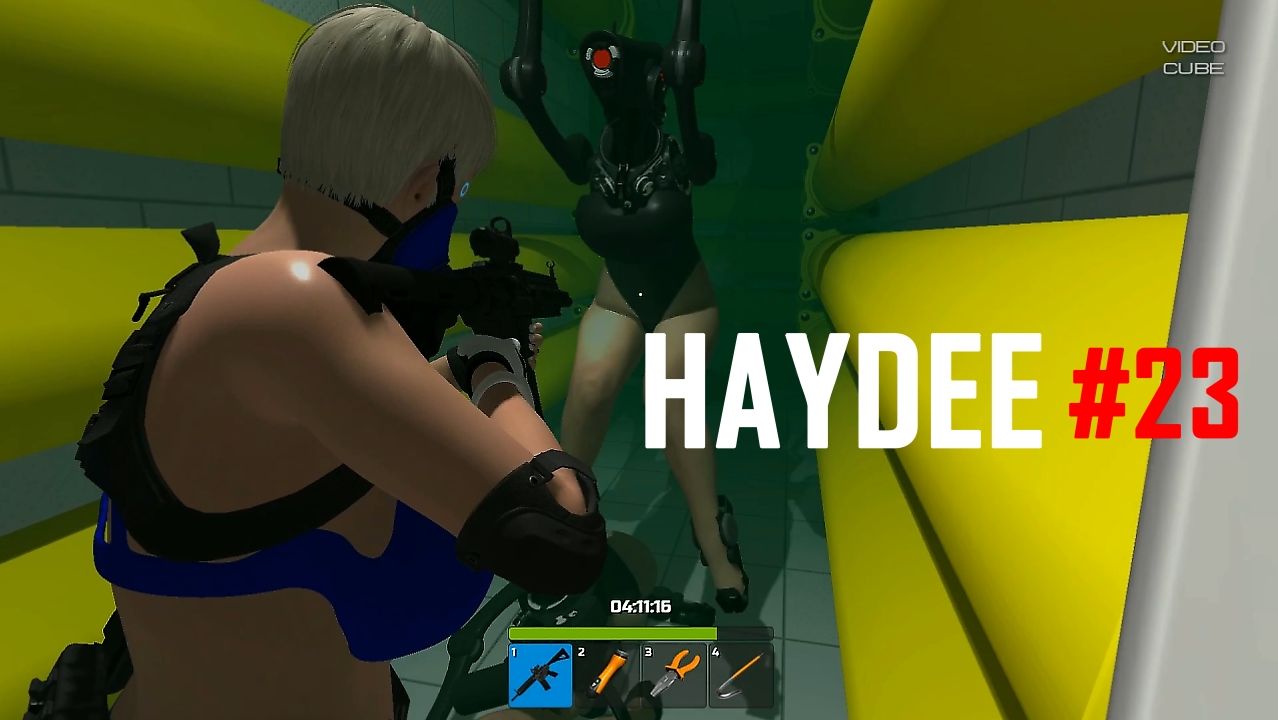 Haydee. Прохождение #23.Жёлтая зона. Вторая зелёная карта