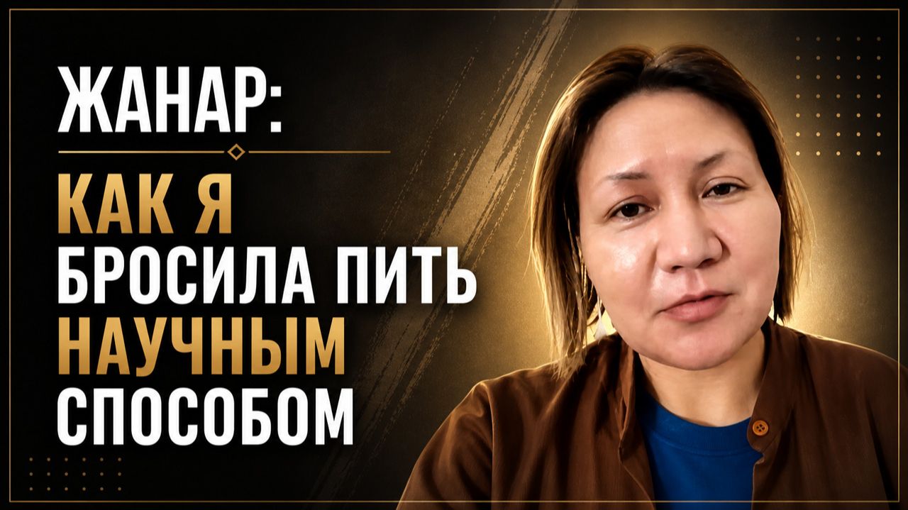 История Жанар. Как я бросила пить научным способом