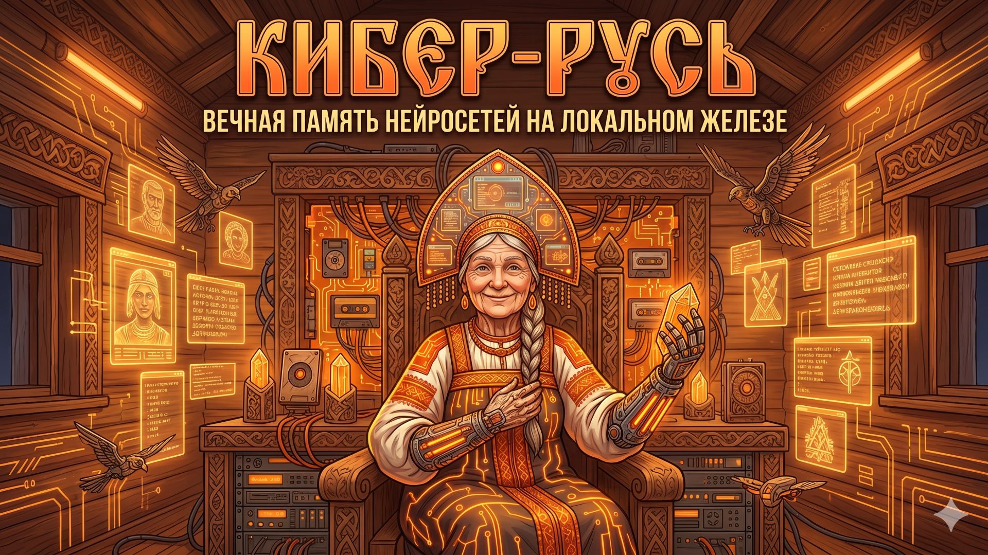 Кибер-Русь: Вечная память нейросетей на локальном железе