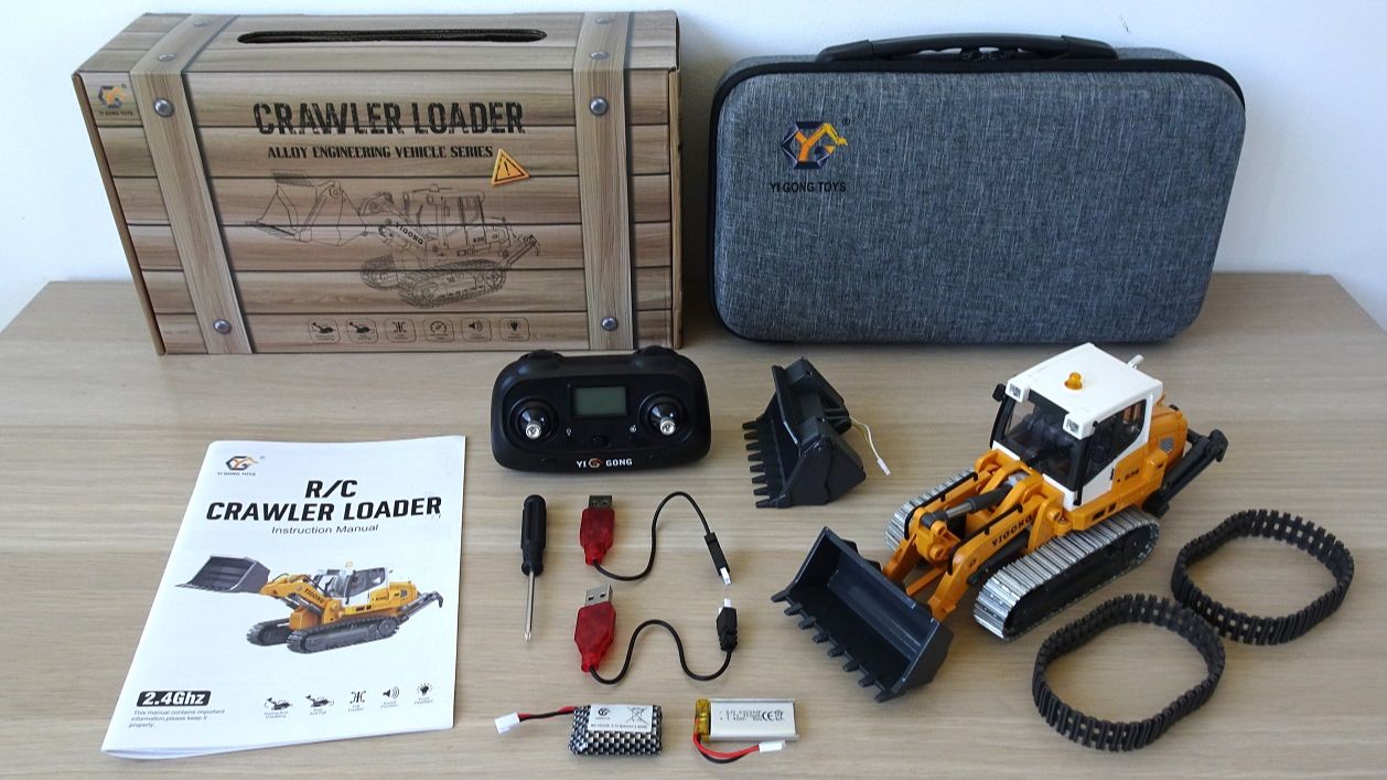 Yi Gong YG636 Crawler Loader 1:50 Scale RC Construction Vehicle
