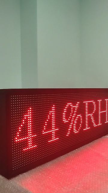 Часы с температурой и влажностью для улицы ledmig.ru