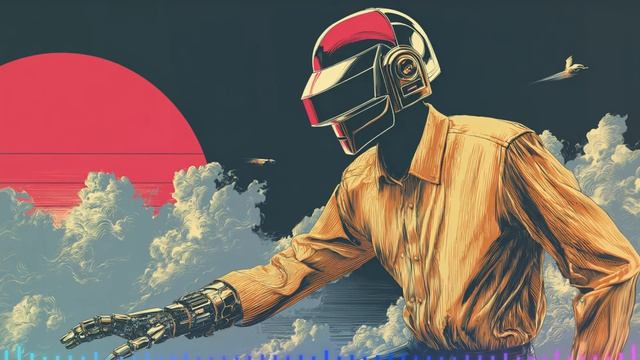 Daft Punk Cloud City Signals ☁️🌌｜ Chillwave, Synthwave, Retro Funk, Nu Disco, Electronic Playlist