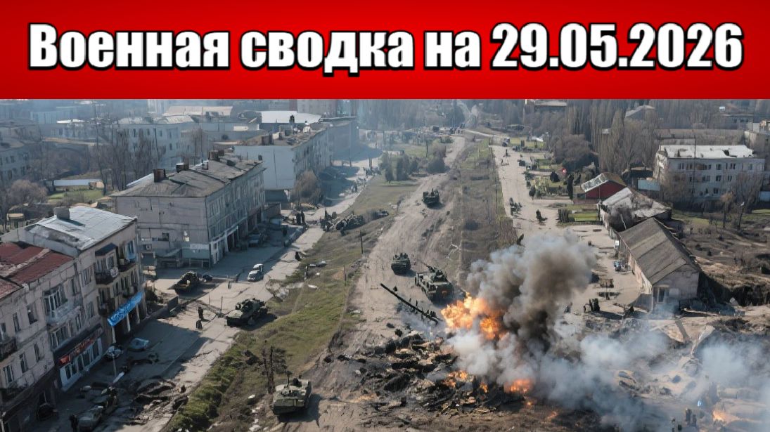 «Русский натиск: авиация и артиллерия громят ВСУ в Константиновке!»: Военная сводка на 29.05.2026