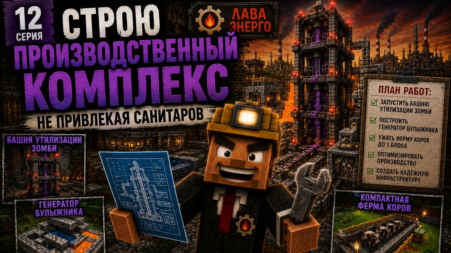 #12: Строю производственный комплекс | Не привлекая санитаров