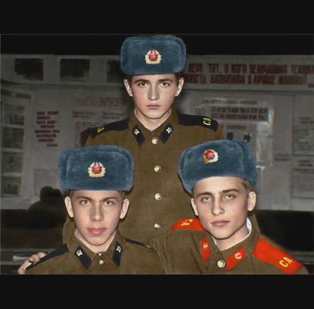 Дембеля СССР часть 67. Всем, кто служил (в цвете, реставрация)
