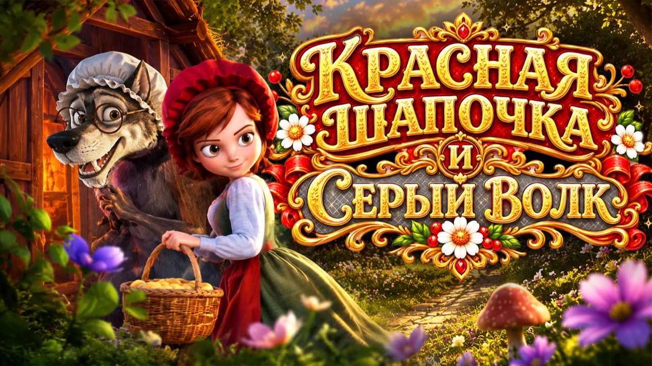 Красная Шапочка и Серый Волк новая сказка