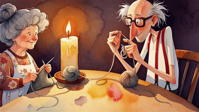 👴🕯️ БАБУШКА И ДЕДУШКА: без света, но с теплом души и улыбкой