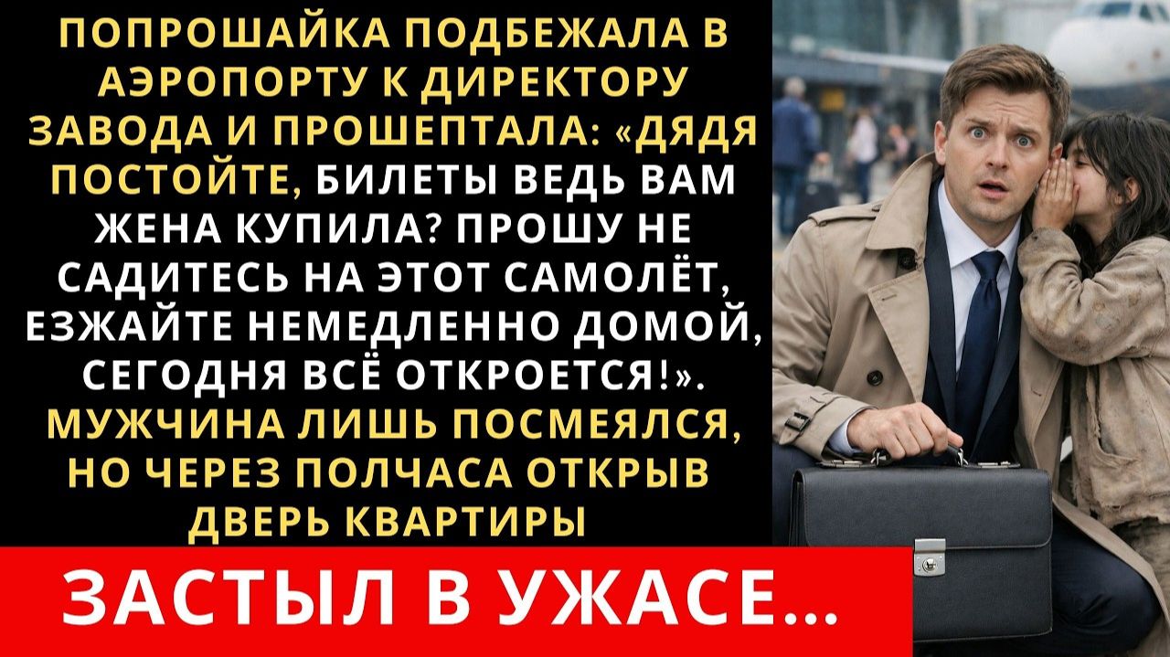 ИСТОРИИ ИЗ ЖИЗНИ|Миллионер спешил на самолёт но тут его|РЕАЛЬНЫЕ ИСТОРИИ|ЖИЗНЕННЫЕ ИСТОРИИ