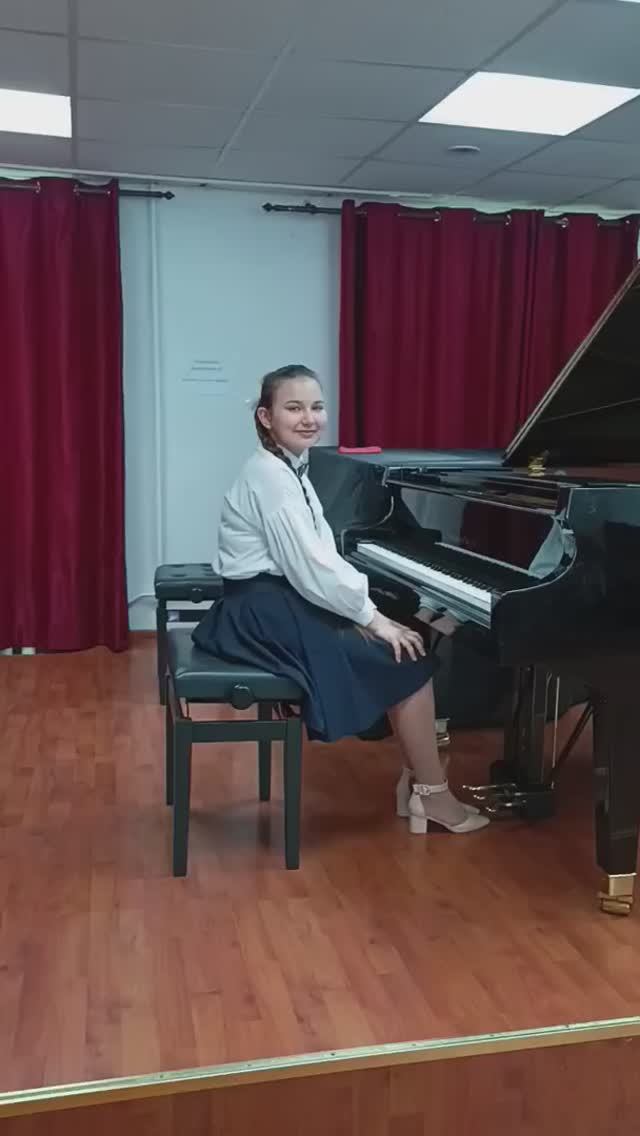 Вероника Напольских "Полонез" И. Тишер преподаватель Седнева Н. Г.