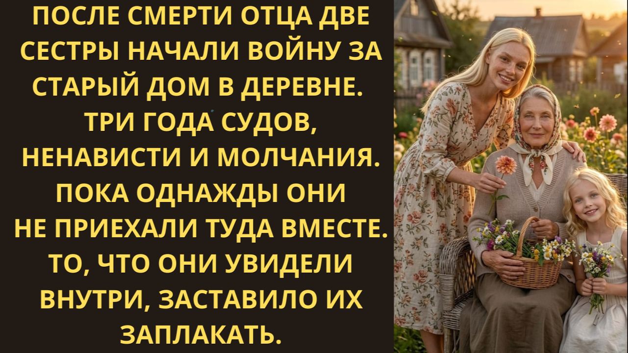 Истории из жизни «ДВЕ СЕСТРЫ. ОДИН ДОМ. ТРИ ГОДА МОЛЧАНИЯ» Слушать житейские истории. Аудиокниги