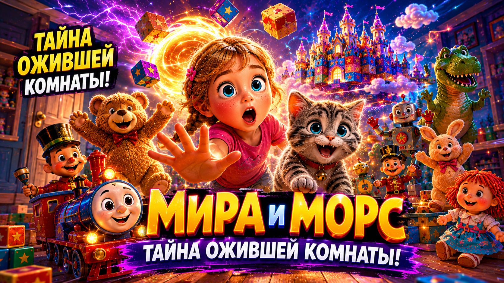 Тайна ожившей комнаты, новые приключения Миры и Морса!