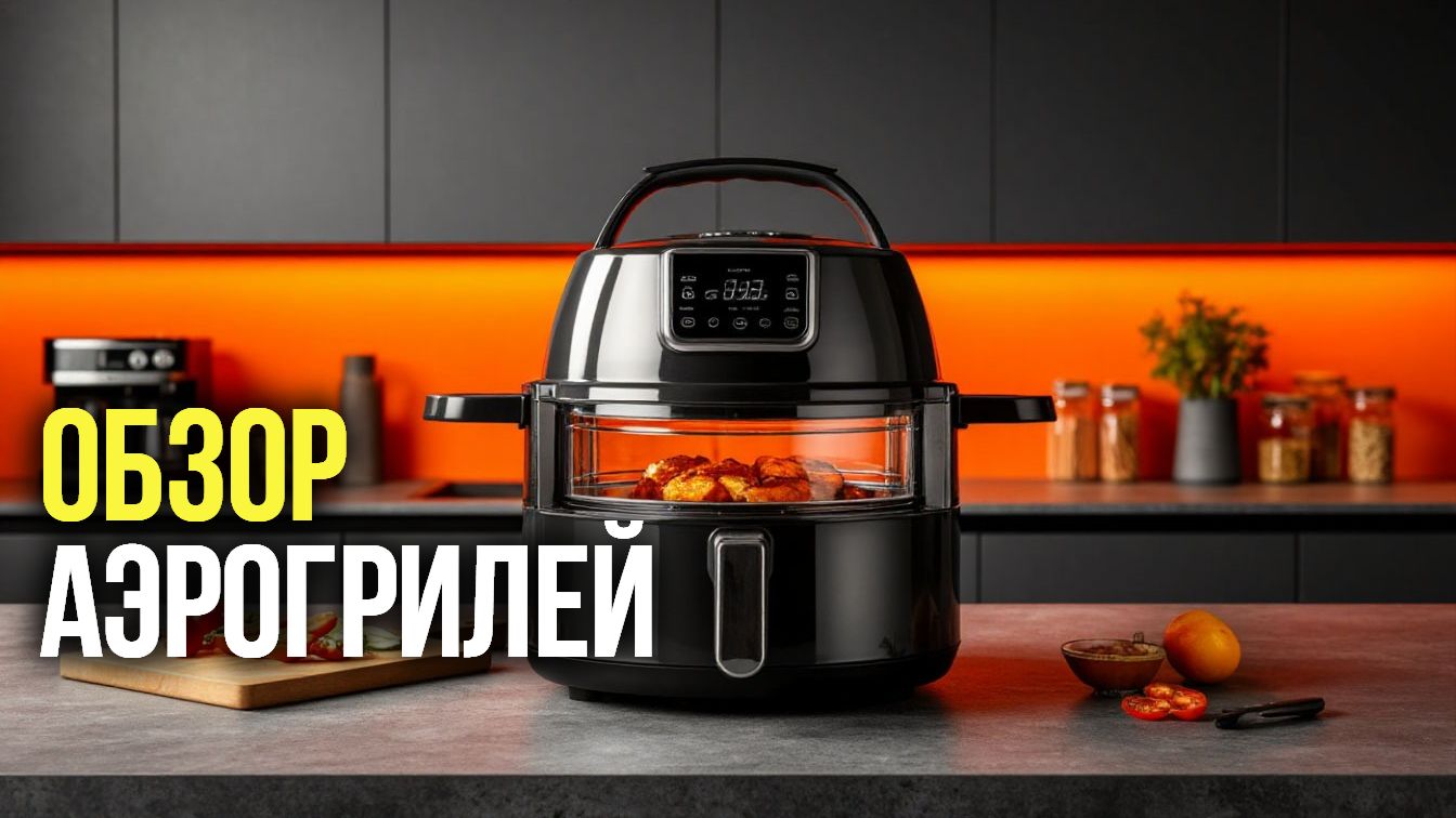 Рейтинг аэрогрилей: выбираем с вертелом и антипригарным покрытием