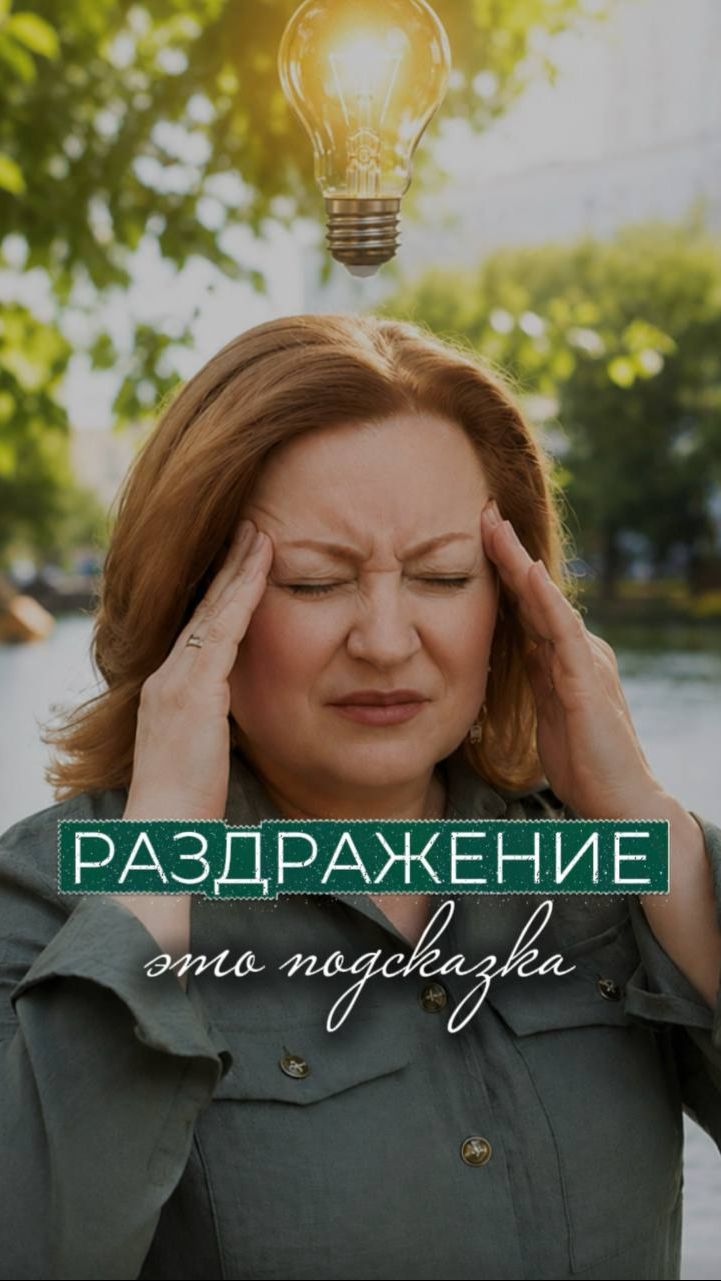 Раздражение это подсказка.