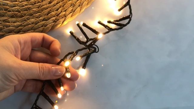 Светодиодная гирлянда Koopman Snake Comfort Basic, 750 тёплых белых LED-огней с мерцанием, AGL000210