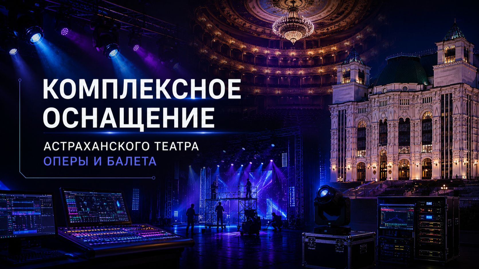 ИМЛАЙТ: Комплексное оснащение Астраханского театра оперы и балета
