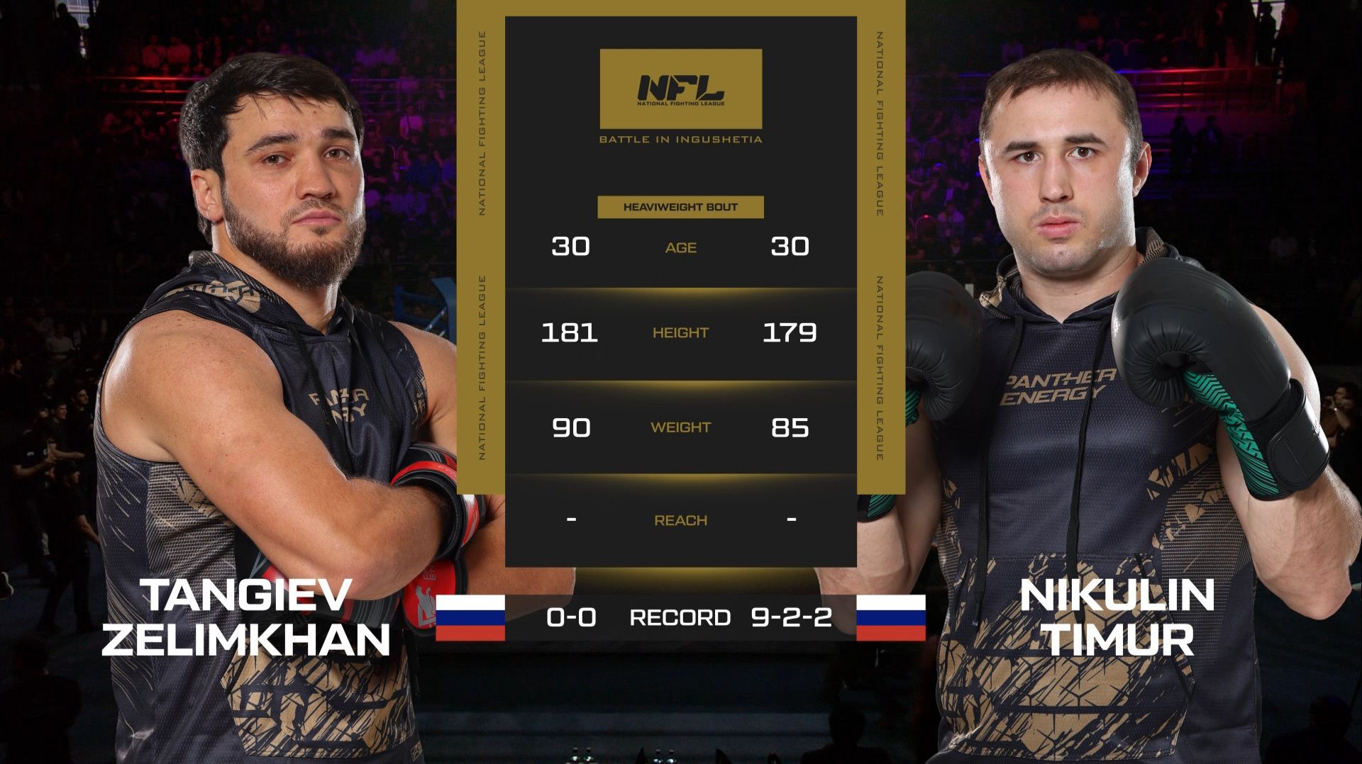 Тангиев Зелимхан vs. Никулин Тимур | Tangiev Zelimkhan vs. Nikulin Timur | NFL 4 BOXING