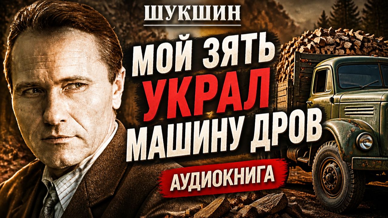 Шукшин. Мой зять украл машину дров. Аудиокнига.